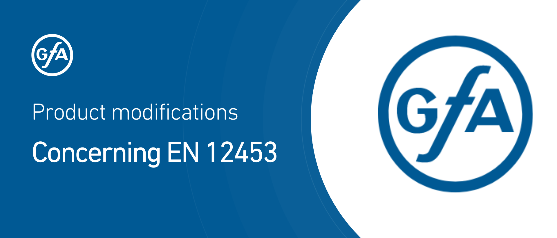Product modifications concerning EN 12453 - GfA UK